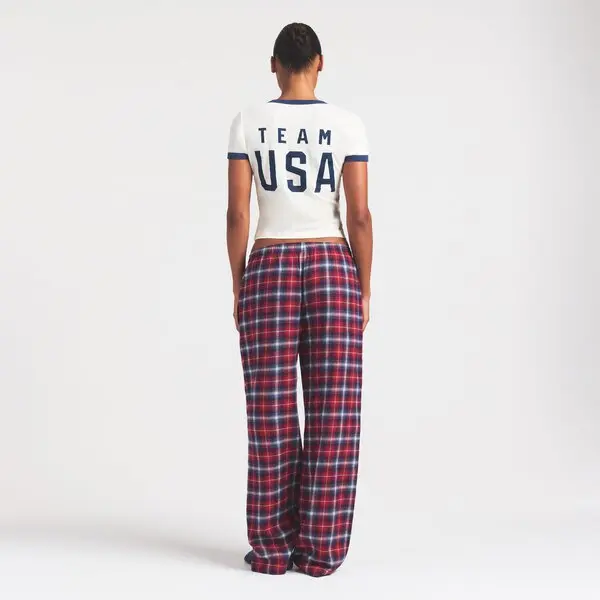 SKIMS For Team Usa Flannel Sleep Pant