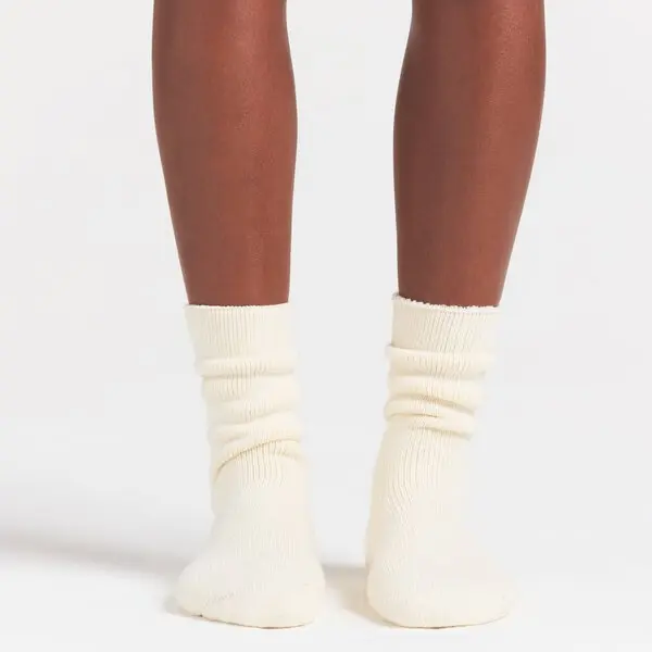 SKIMS Olympic Lounge Socks - Ecru