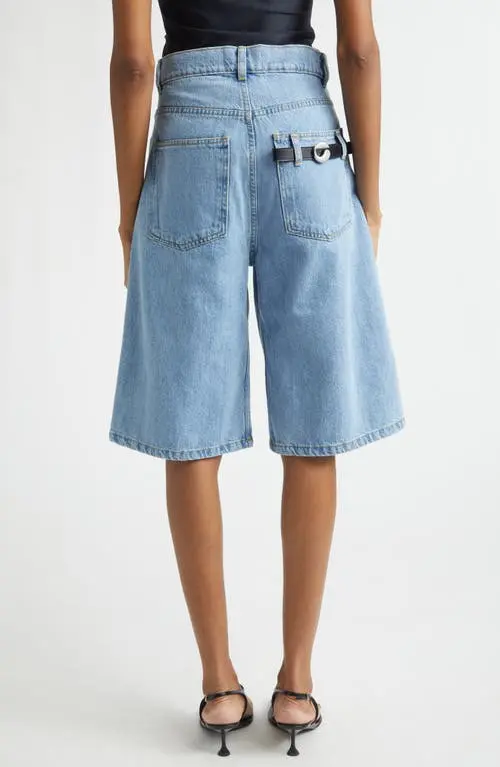Coperni Denim Bermuda Shorts - Blue Lgiht Blu