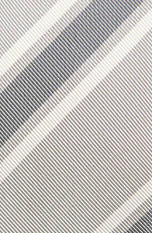 Thom Browne Classic Repp Stripe Silk & Cotton Tie