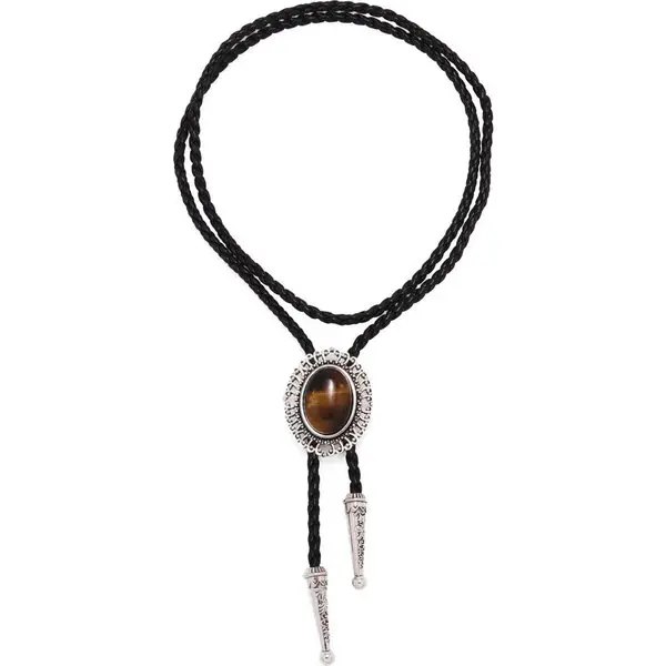 PETIT MOMENTS Milton Bolo Necklace - Brown
