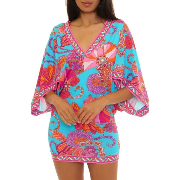 Trina Turk V-neck Cover-up Tunic - Meilani