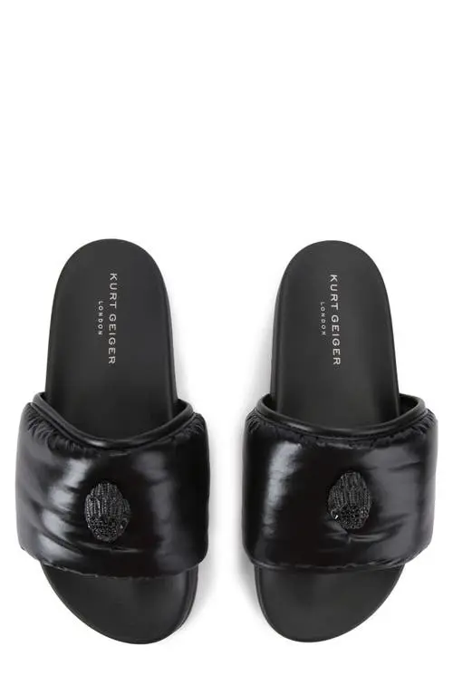 Kurt Geiger Eagle Head Puff Slide Sandal