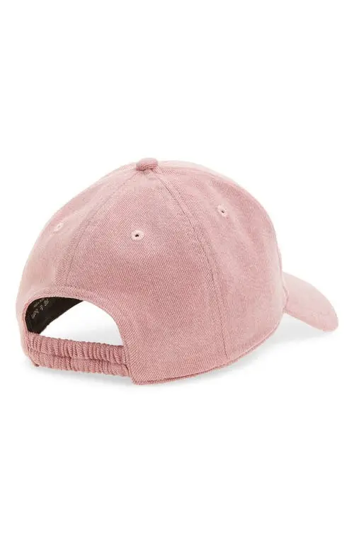 Rag & Bone Harlow Twill Baseball Cap - Pink Denim