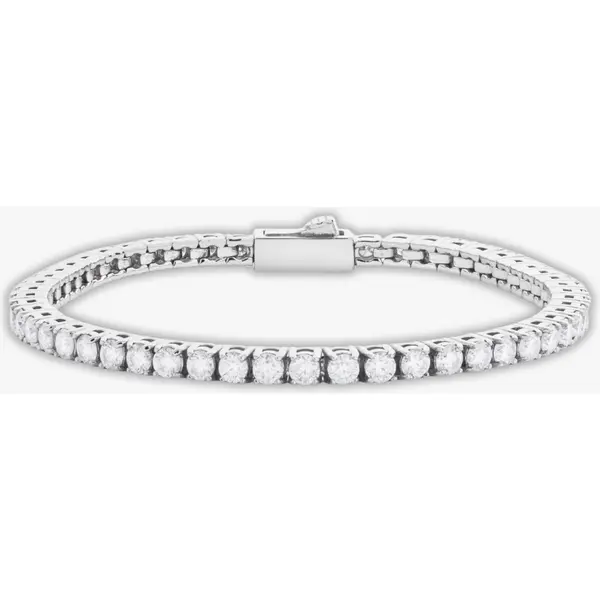 CUFFED BY NANO Classic Tennis Bracelet - Silver
