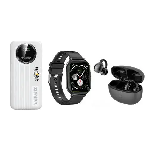 PURSONIC Mobile Accessory Bundle - Black