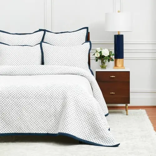 ELISABETH YORK Hanima Navy Sham