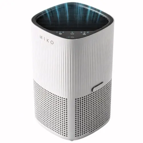 MIKO A-200 Air Purifier With Hepa Filtration And Aromatherapy 600 Sq Ft - White