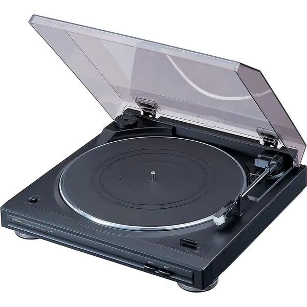 DENON Dp-29f Analog Record Turntable - Black