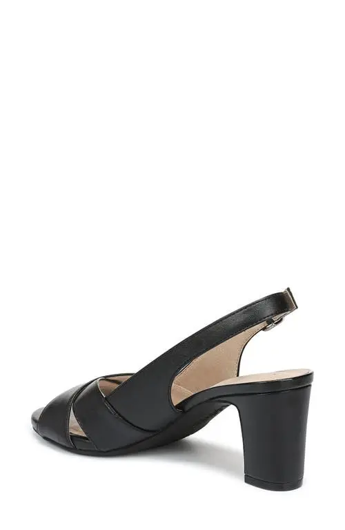 LIFESTRIDE Crisscross Slingback Sandal - Black