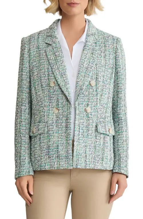 Jones New York Tweed Open-front Blazer