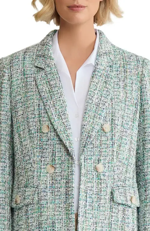 Jones New York Tweed Open-front Blazer