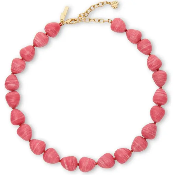 Lele Sadoughi Baroque Collar Necklace - Coral 650