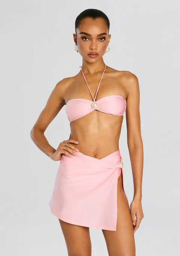 SHANI SHEMER Juno Bikini Top - Candy Pink