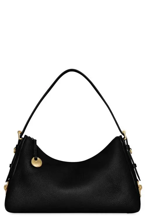 Rebecca Minkoff Large Mia Leather Shoulder Bag - Black