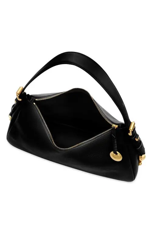 Rebecca Minkoff Large Mia Leather Shoulder Bag - Black
