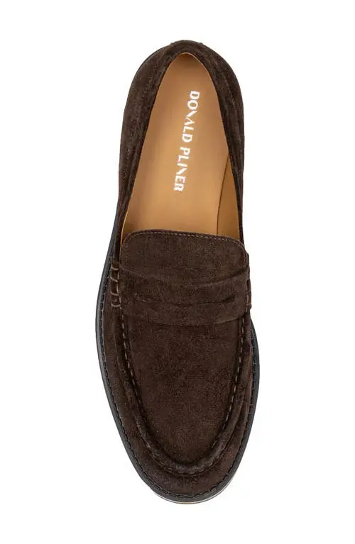 DONALD PLINER Caiden Penny Loafer - Expresso