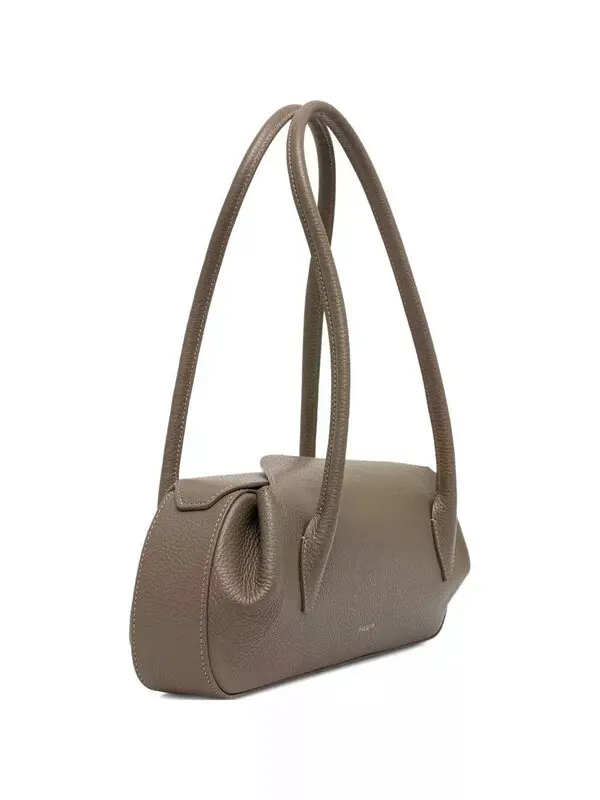 Yuzefi Grained Shoulder Bag - Brown