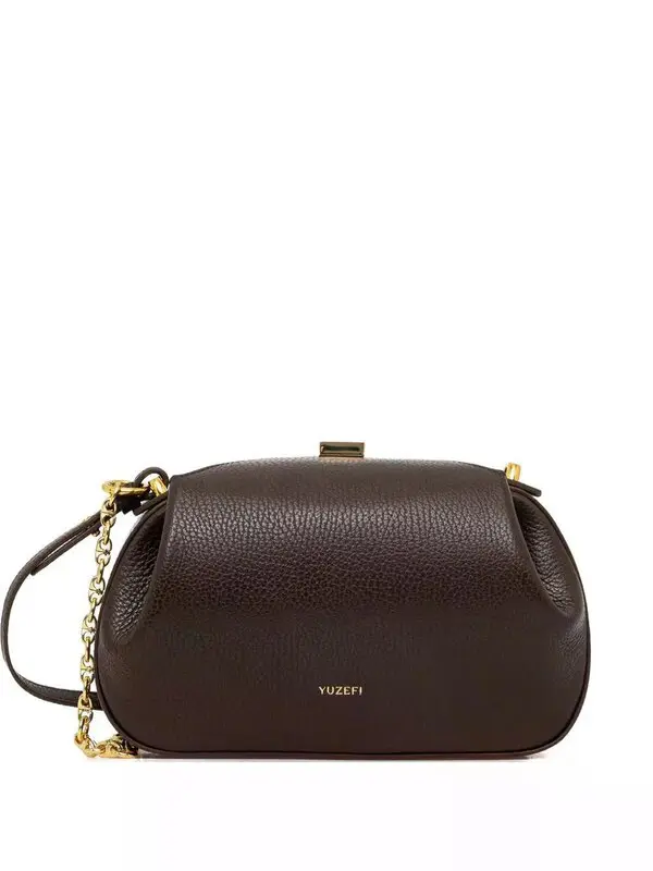 Yuzefi Oyster Clutch - Brown