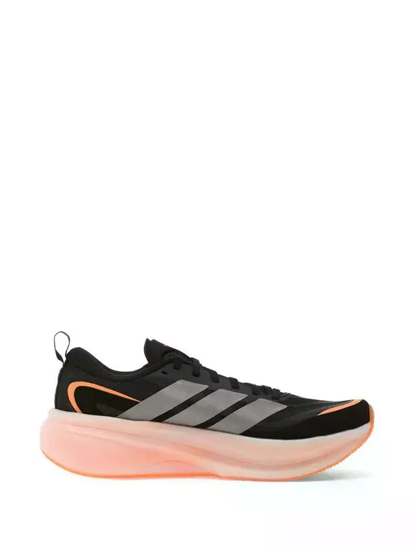 Adidas Supernova Glide Striped Sneakers - Black