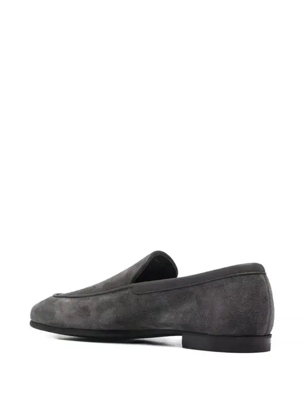 John Lobb Flat Leather Loafers