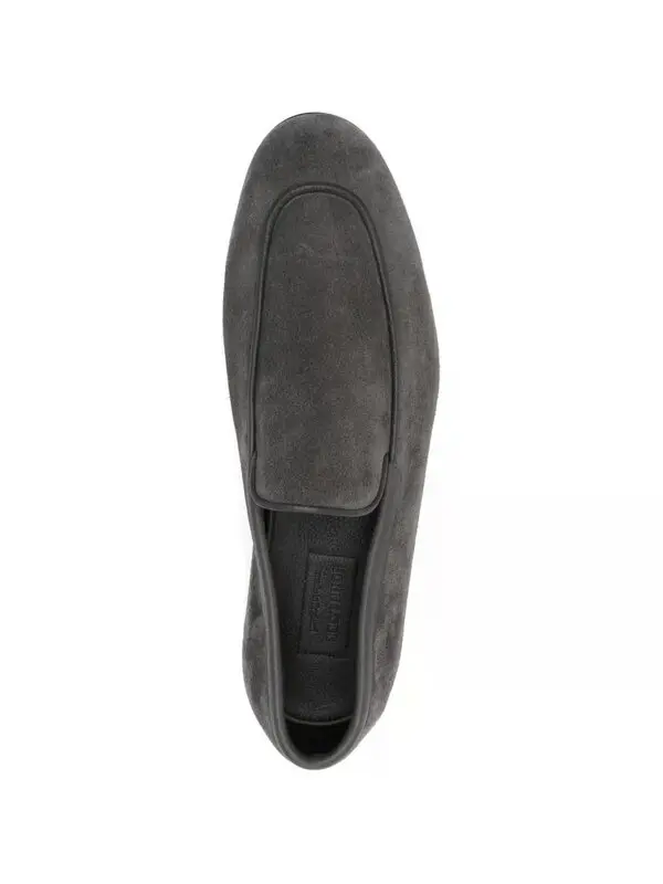 John Lobb Flat Leather Loafers