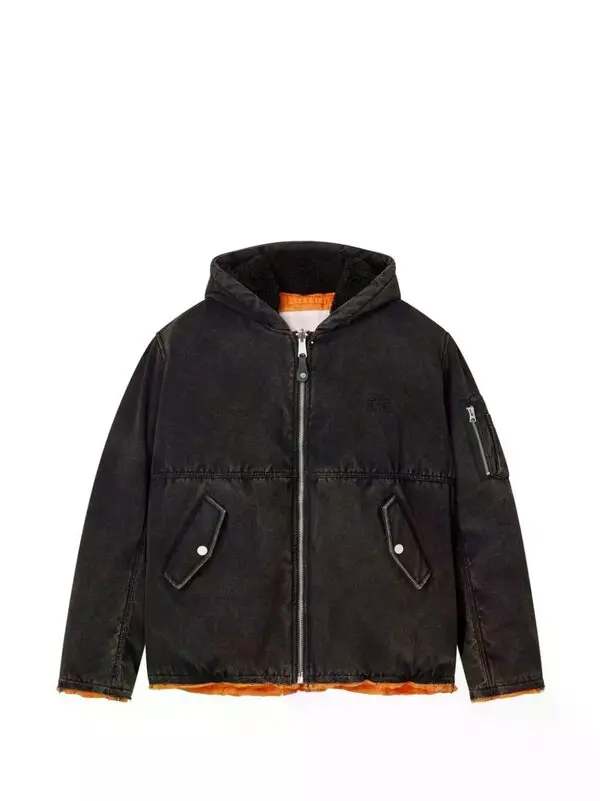 PURPLE BRAND Hooded Cotton Jacket
