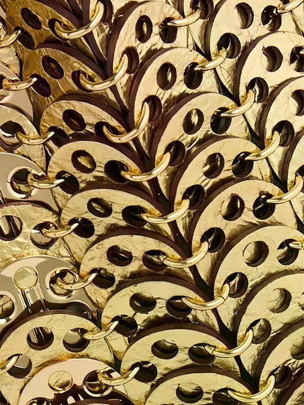Rabanne Iconic Discs Bucket Bag