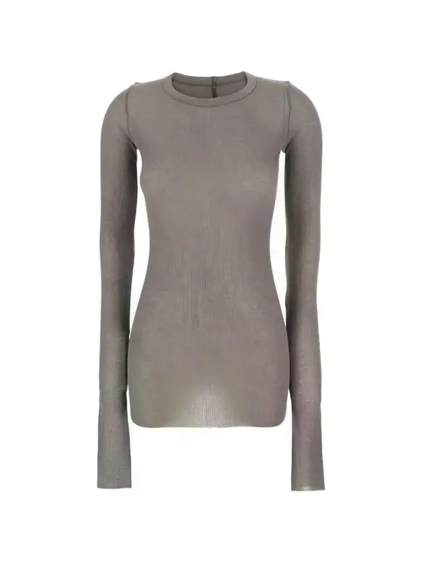 Rick Owens Ribbed Long-sleeve Top
