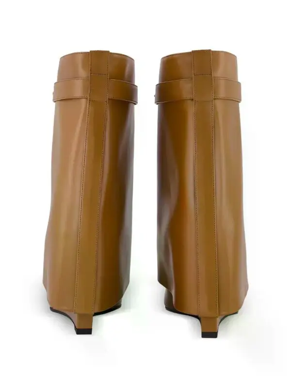 Givenchy Leather Ankle Boots - Brown
