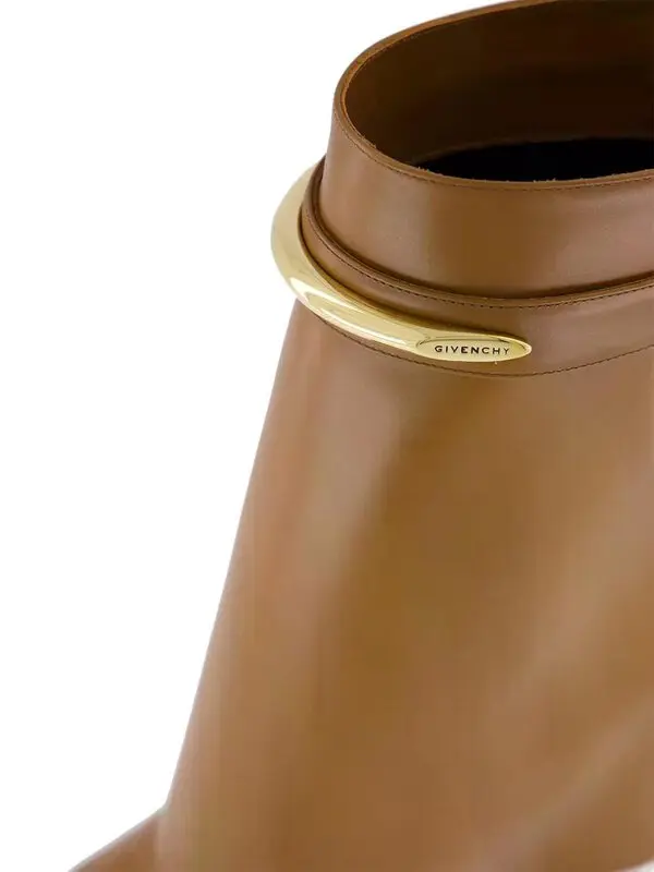 Givenchy Leather Ankle Boots - Brown