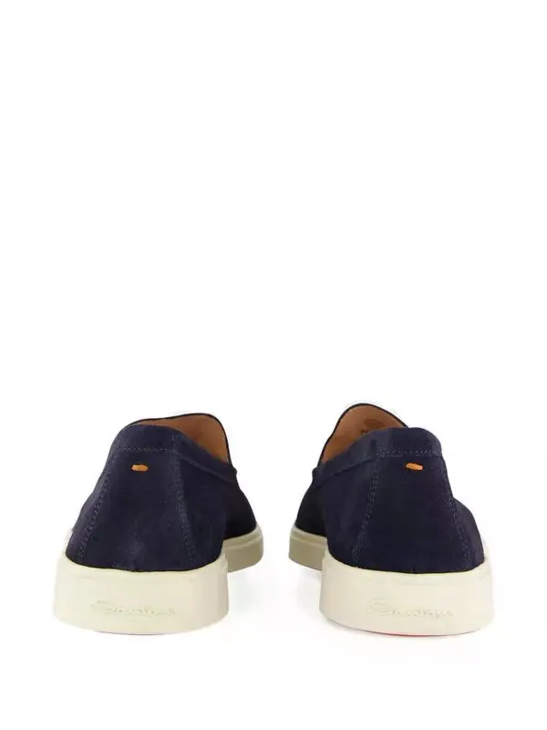 Santoni Suede Loafers