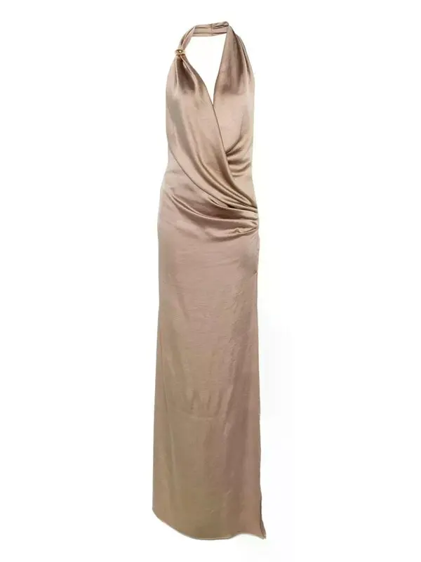 Blumarine Draped Halterneck Dress