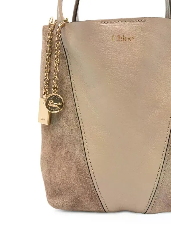 Chloé Small Grained Leather Tote Bag