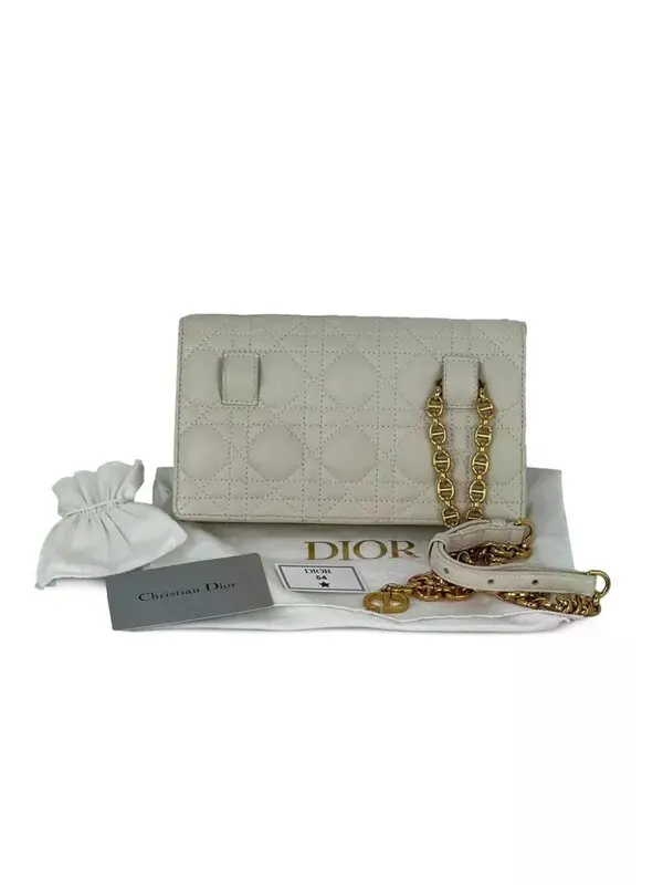 Dior Caro Cannage Clutch Bag