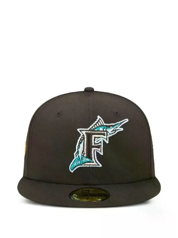 New Era Mlb Florida Marlins Cloud Under 59fifty Cap - Black