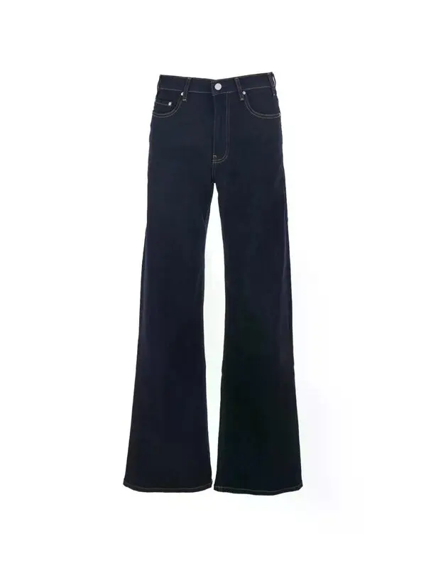 Ag Wide-leg Cotton Jeans