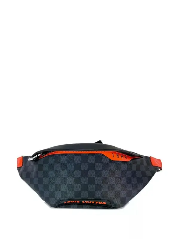 LOUIS VUITTON Race Discovery Bumbag Damier Belt Bag - Black
