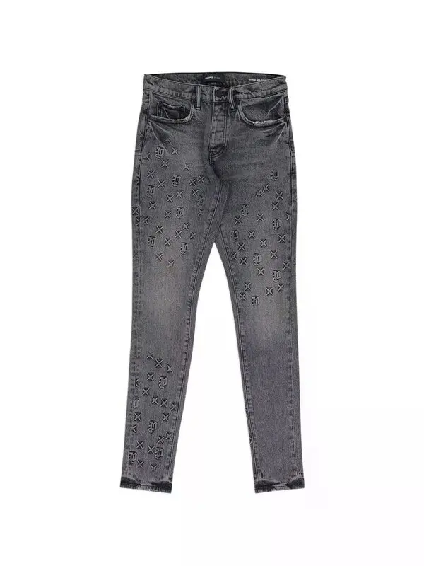 PURPLE BRAND Embossed P001 Jeans - Grey