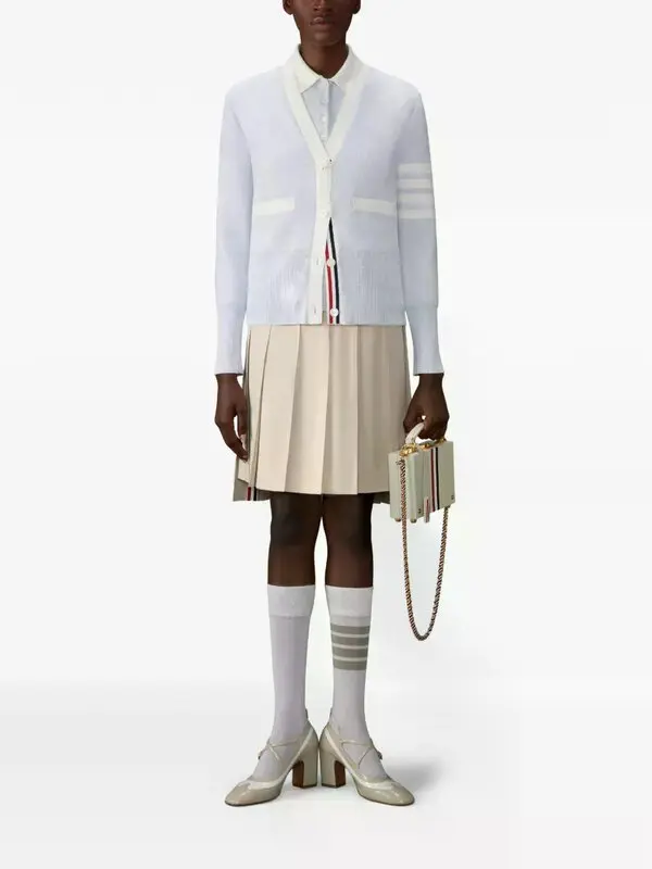Thom Browne Four-bar Stitch Sleeveless Polo - Grey