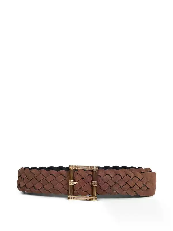 Etro Woven Reversible Prong Buckle Belt - Brown