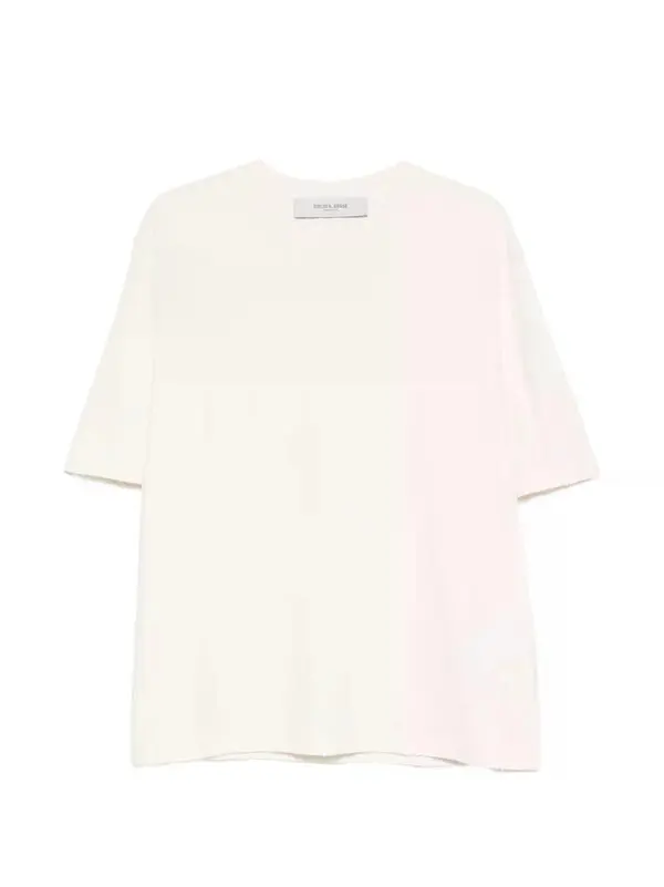 GOLDEN GOOSE Logo-detail T-shirt - Neutrals