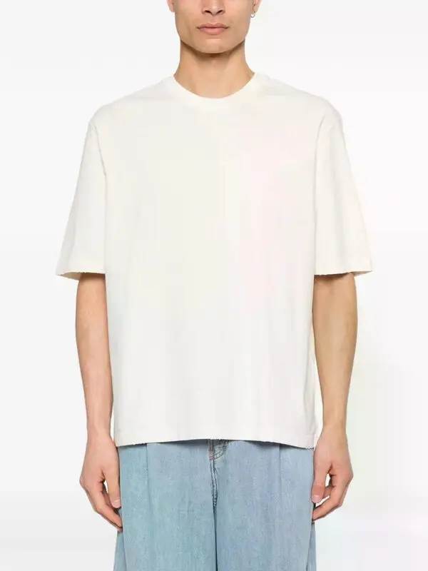 GOLDEN GOOSE Logo-detail T-shirt - Neutrals