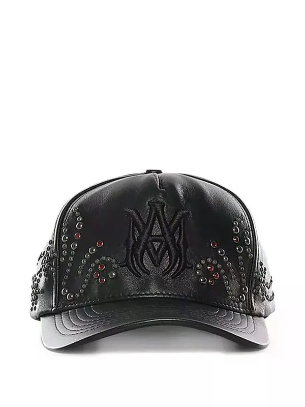 Amiri Studded Baseball Cap - Black