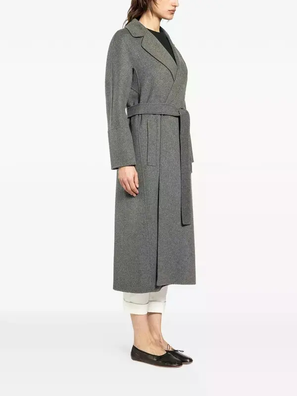 Max Mara Belted Wool Wrap Coat