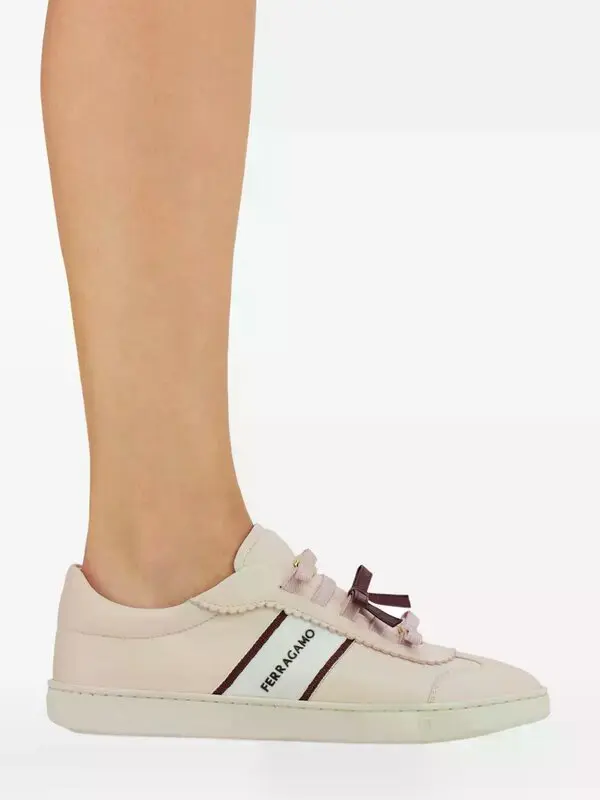 FERRAGAMO Mini Bow Detail Sneakers