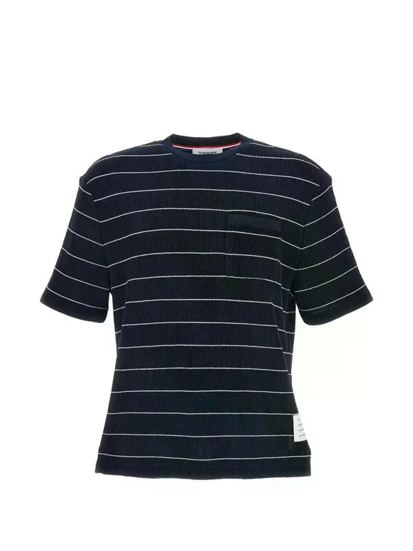Thom Browne Striped-pattern Pocket T-shirt