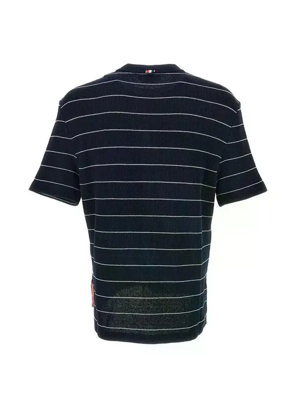 Thom Browne Striped-pattern Pocket T-shirt