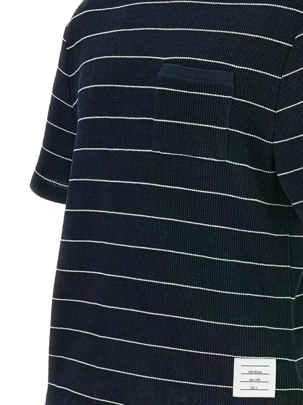 Thom Browne Striped-pattern Pocket T-shirt