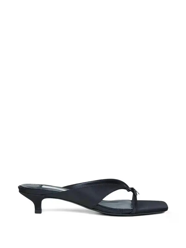 TOTEME Bow-detail Sandals - Black